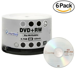 Blank DVD+RW Discs in Blank Media - Walmart.com