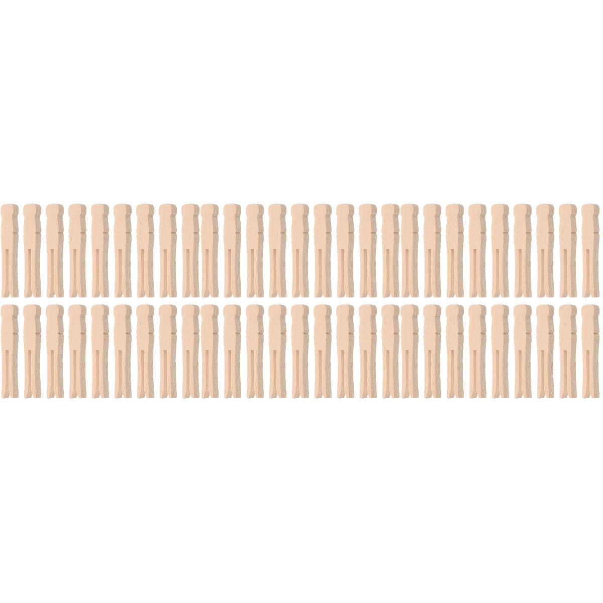 Foxnovo Khaki Wooden Clothes Pegs Sturdy and Windproof for Home 300Pcs ...