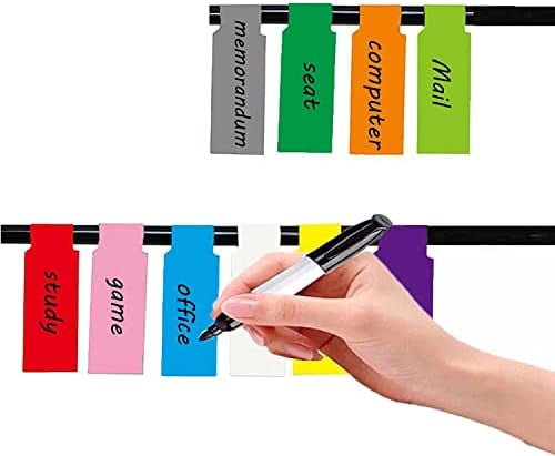 300-Pc 10-Color Self-Adhesive Cable Labels: Waterproof stickers for ...