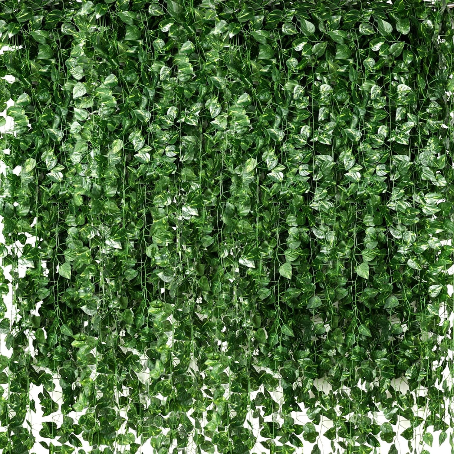 300 Pcs 2166ft Artificial Ivy Garland Fake Vines Bulk Green Leaves ...