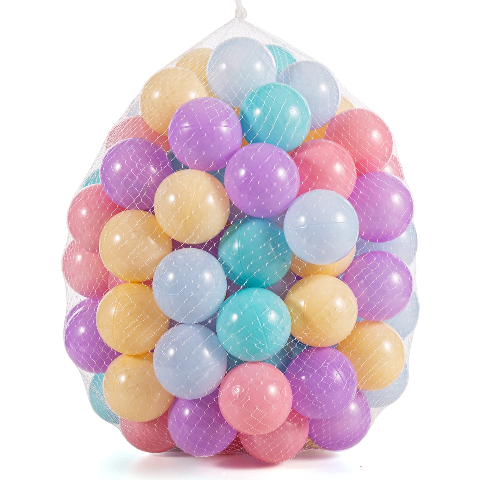 300 Pcs Ball Pit Balls, Blue Light Blue White Plastic Balls for Ball ...