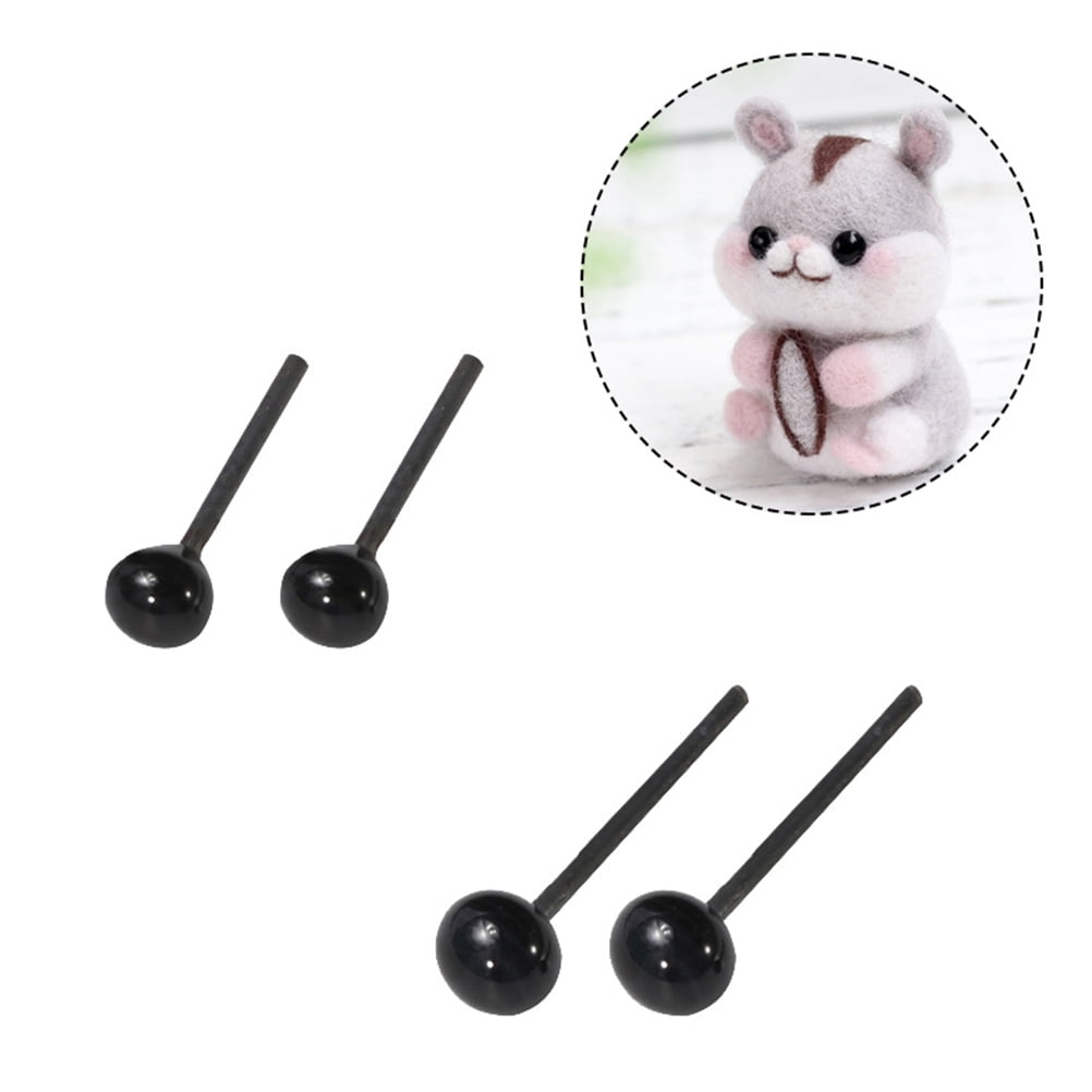 300 Pcs Black Safety Eyes DIY Animal Doll Toys Crochet Accessories ...