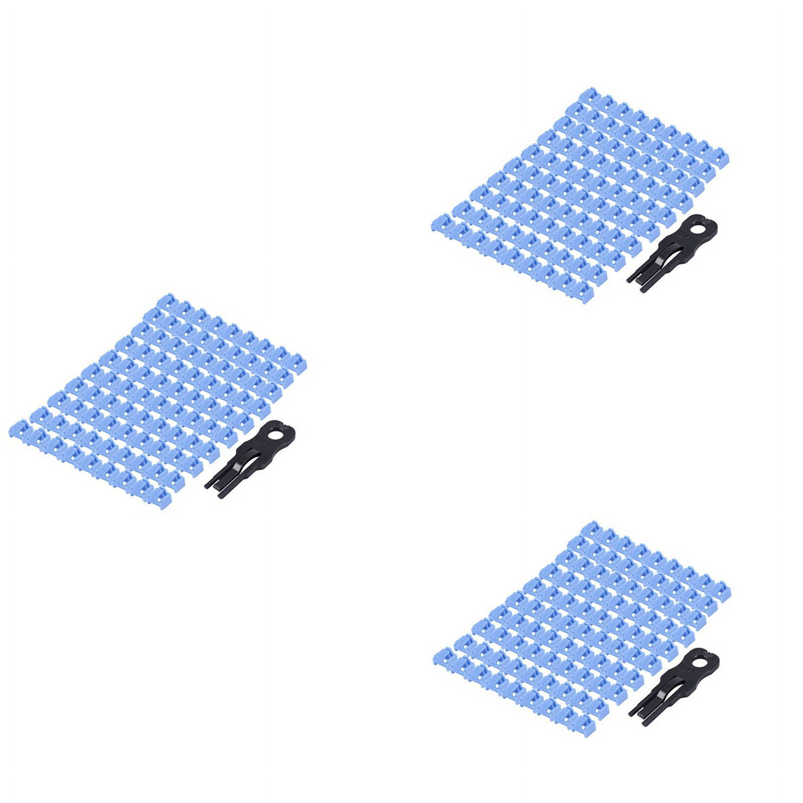 300 Pcs Blue RJ45 Port Ethernet LAN Hub Anti Dust Cover Plug Cap ...