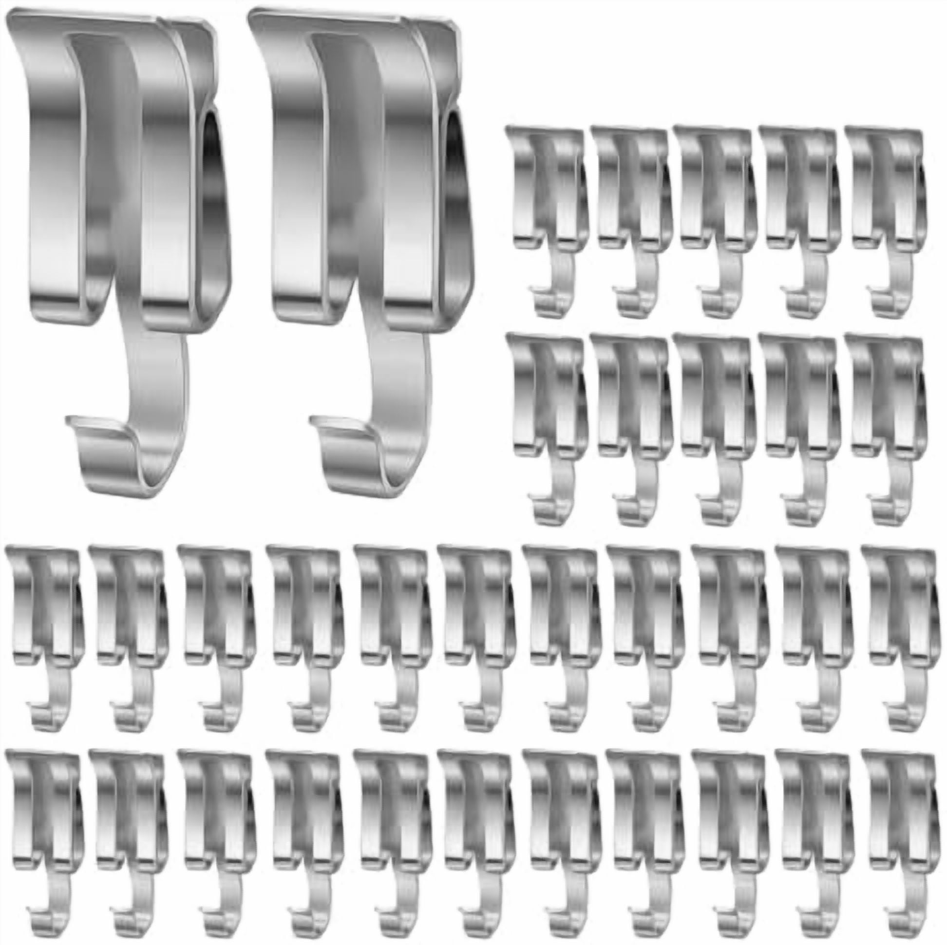 300 Pcs Christmas Light Clips Metal Gutter Hooks for Outdoor Xmas ...