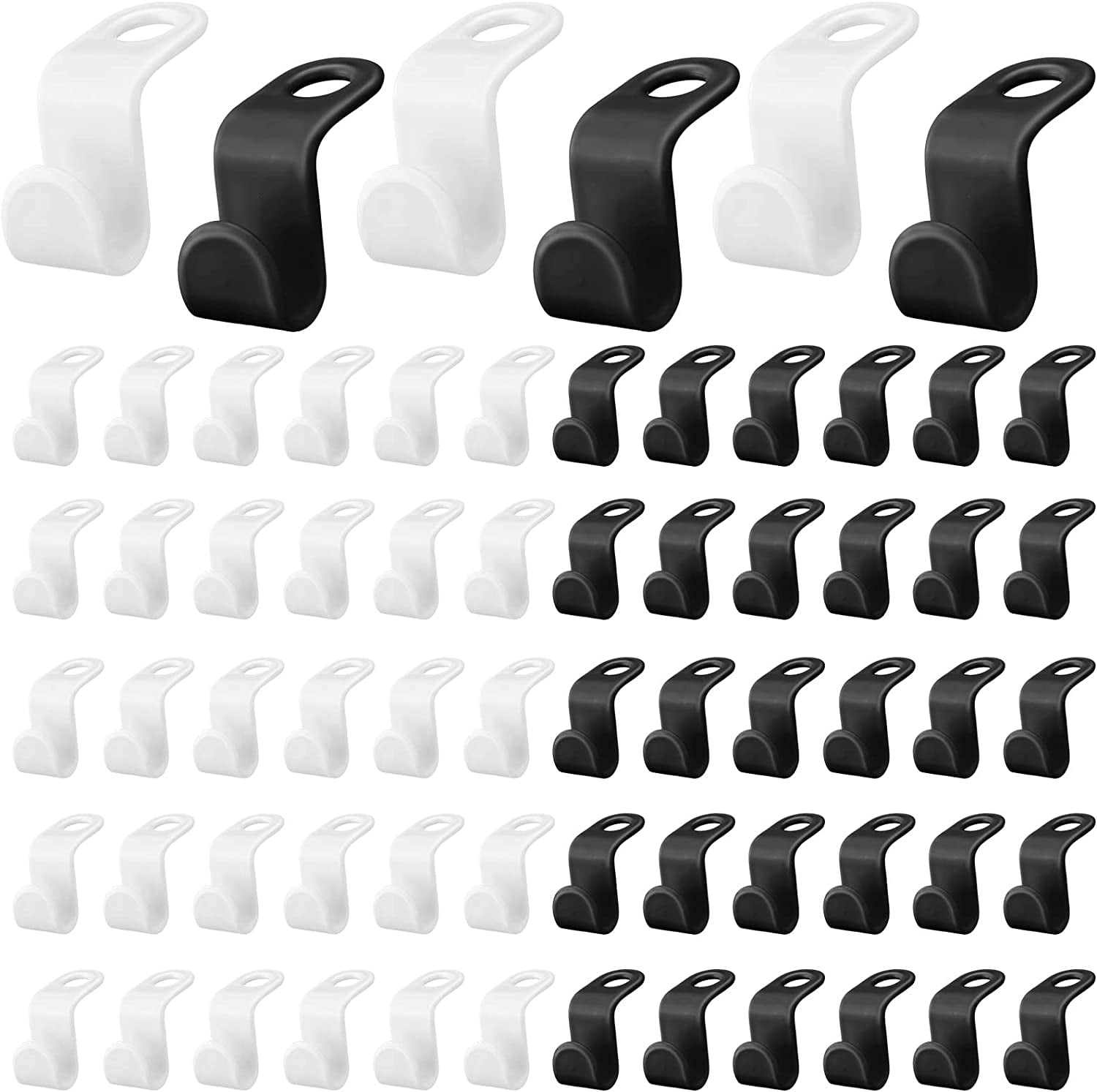 300 Pcs Clothes Hanger Connector Hooks Hanger Extender Clips Heavy Duty ...