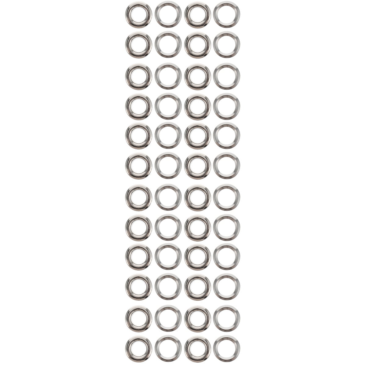 300 Pcs Curtain Buttonhole Grommets for Curtains Brass Rings Fittings ...
