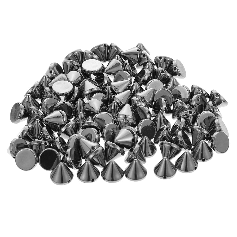 300 Pcs Silver Cone Studs for DIY Punk Clothing and Accessories with ...