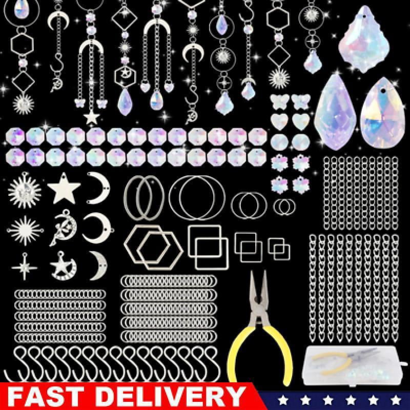 300 Pcs DIY Suncatcher Making Kits for Adults Crystal Sun Catchers ...