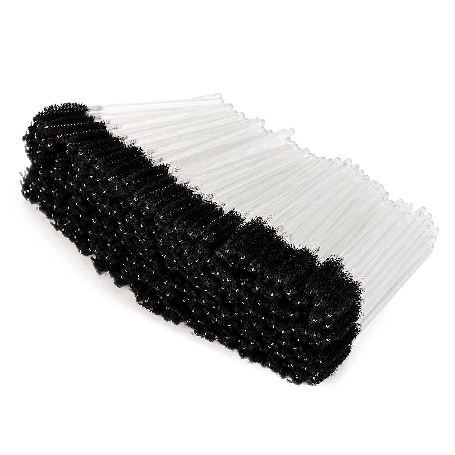 300 Pcs Disposable Black Spoolies Mascara Wand Eyelashes Brushes for ...