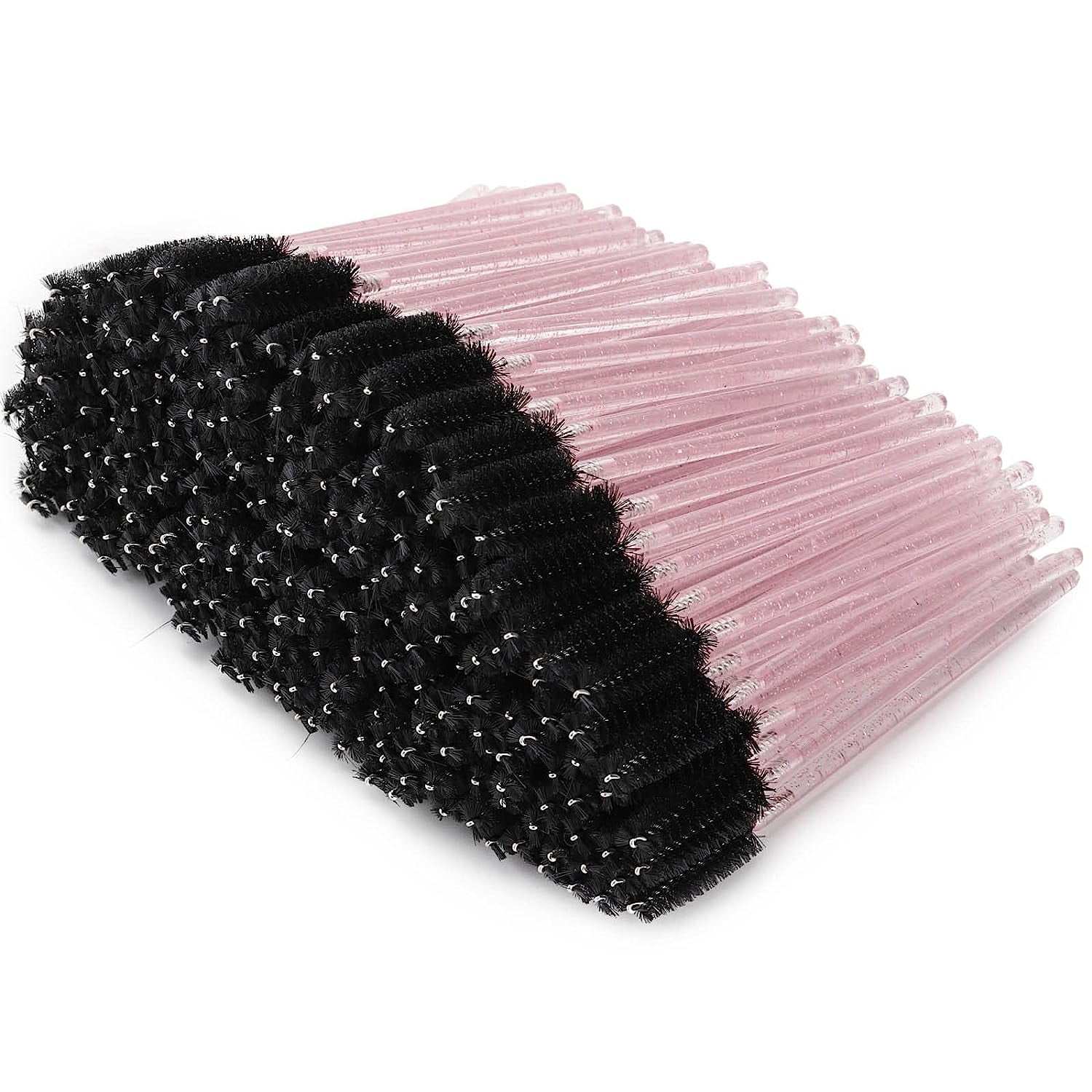 300 Pcs Disposable Spoolies, Mascara Wand Eyelashes Brushes Applicator for Eyebrow Eye Lash ...