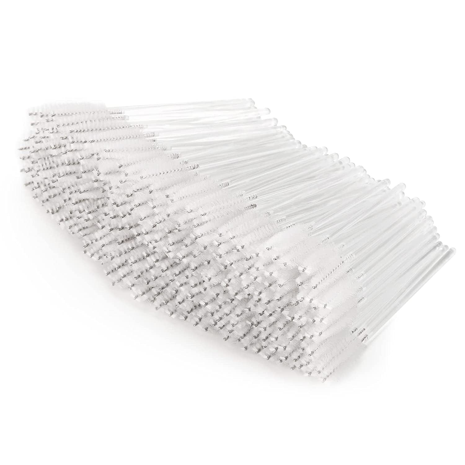300 Pcs Disposable White Spoolies Mascara Wand Eyelashes Brushes for ...