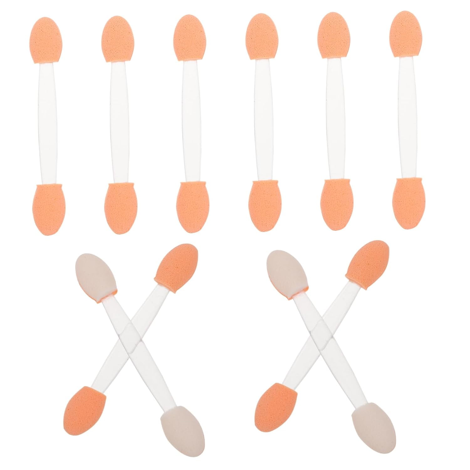 300 Pcs Double Ended Eyeshadow Brush Eyeshadow Sponge Eyeshadow Sticks ...