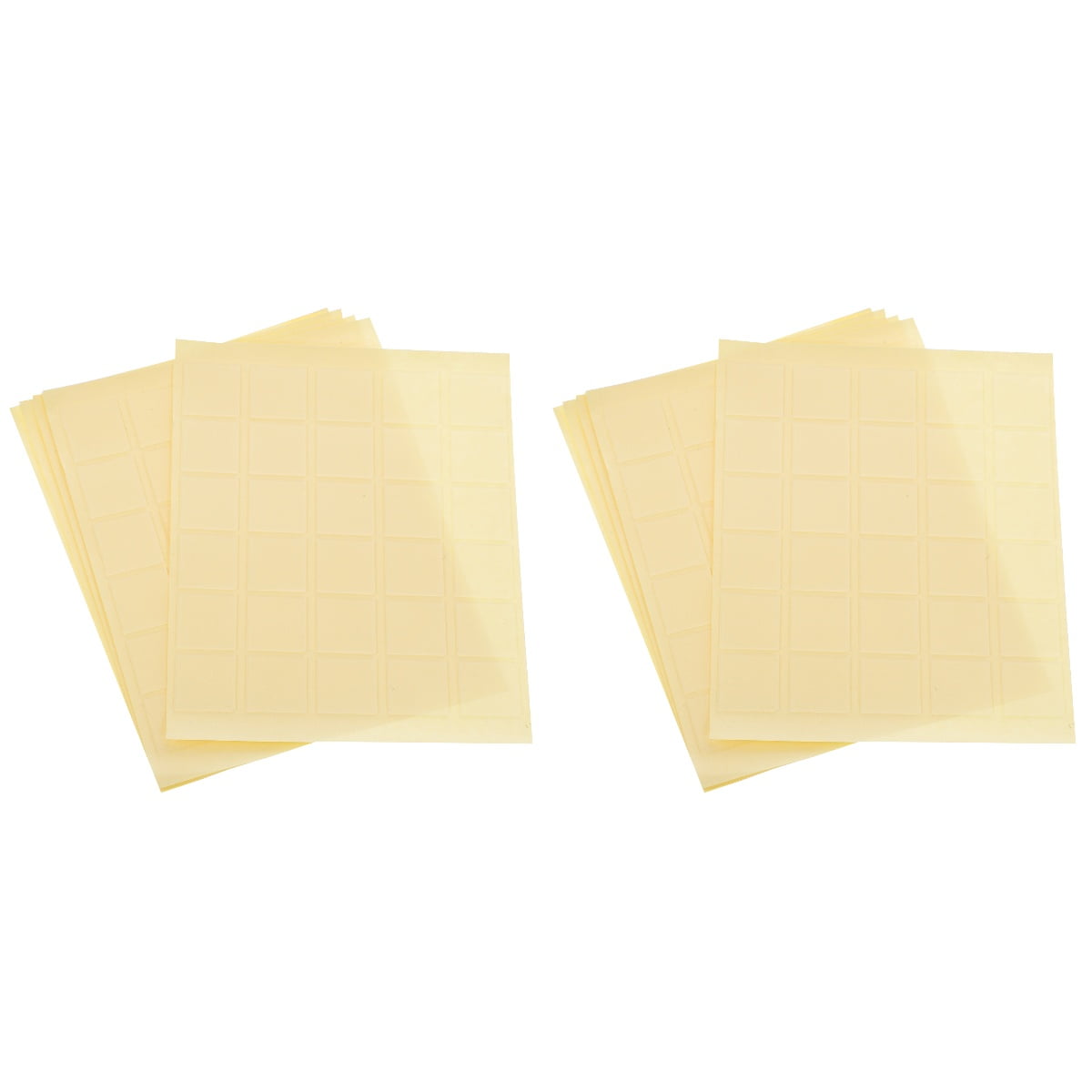 FENGGUIQU 300Set Clear Double Sided Stickers Strong Adhesive No Residue ...