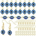 300 Pcs Evil Eye Earring Making Kit Evil Eye Resin Beads Pendant with ...