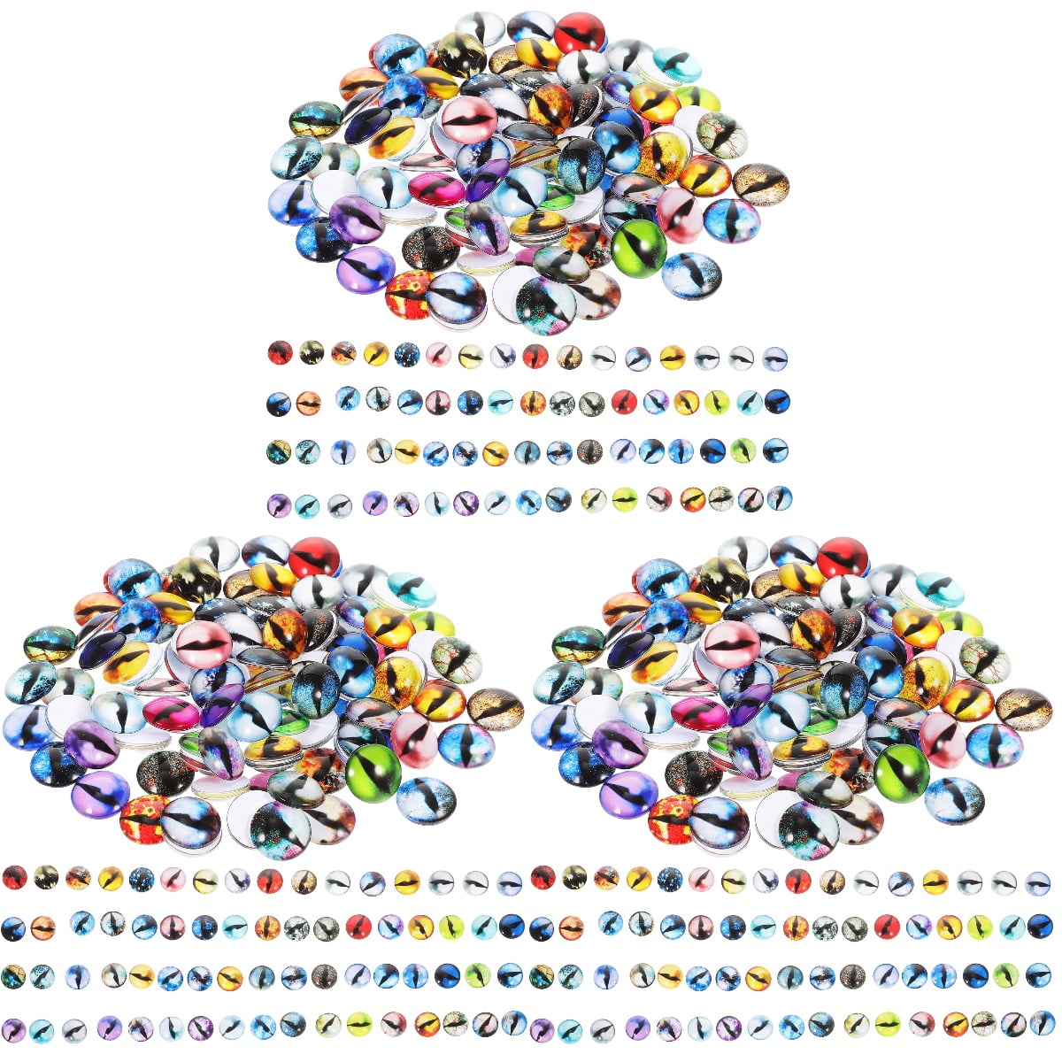 300 Pcs Eye Accessories Toy DIY Doll Materials Fake Eyes Eyeballs for ...