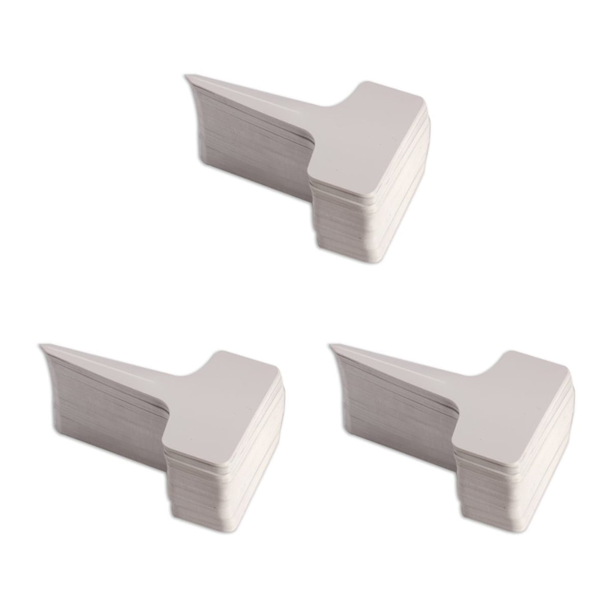 300 Pcs Garden Labeling Plant Labels White Plate for Plants Plastic ...