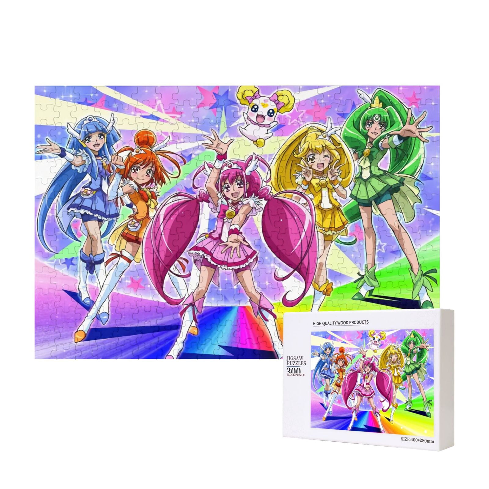 300 Pcs Glitter Force Puzzles for Adults 300 Pieces, 15.7 x 11in ...