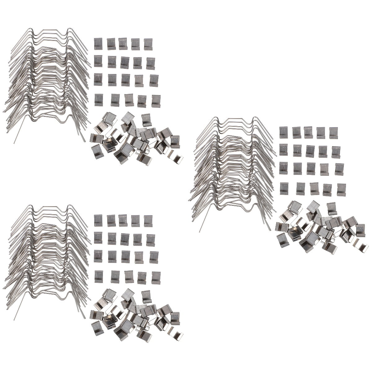 300 Pcs Greenhouse Glass Clamps Hook Clip Pane Fixing Plate Stainless ...