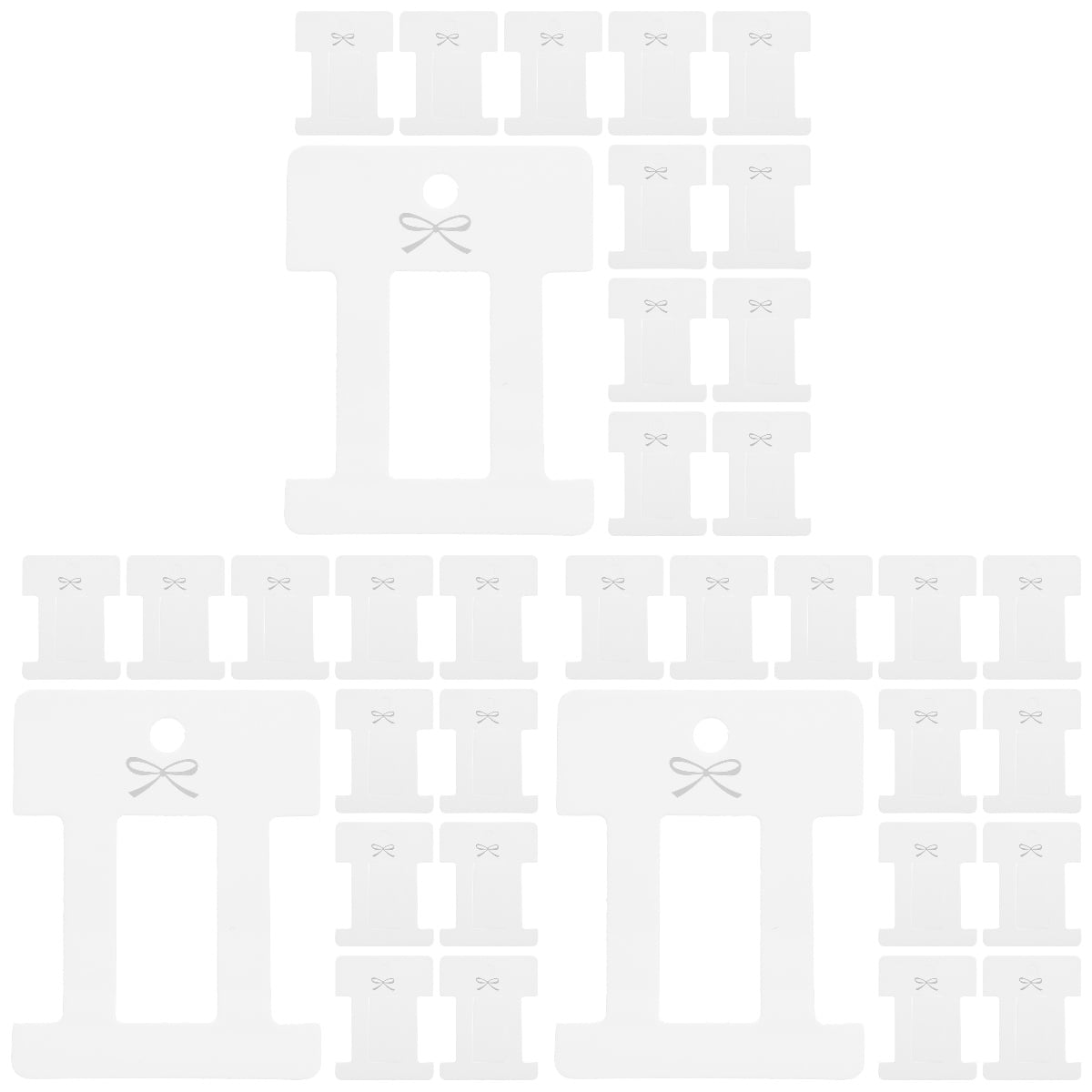 300 Pcs Hair Bow Holder Cards Hairpin Display Card Barrettes Display ...