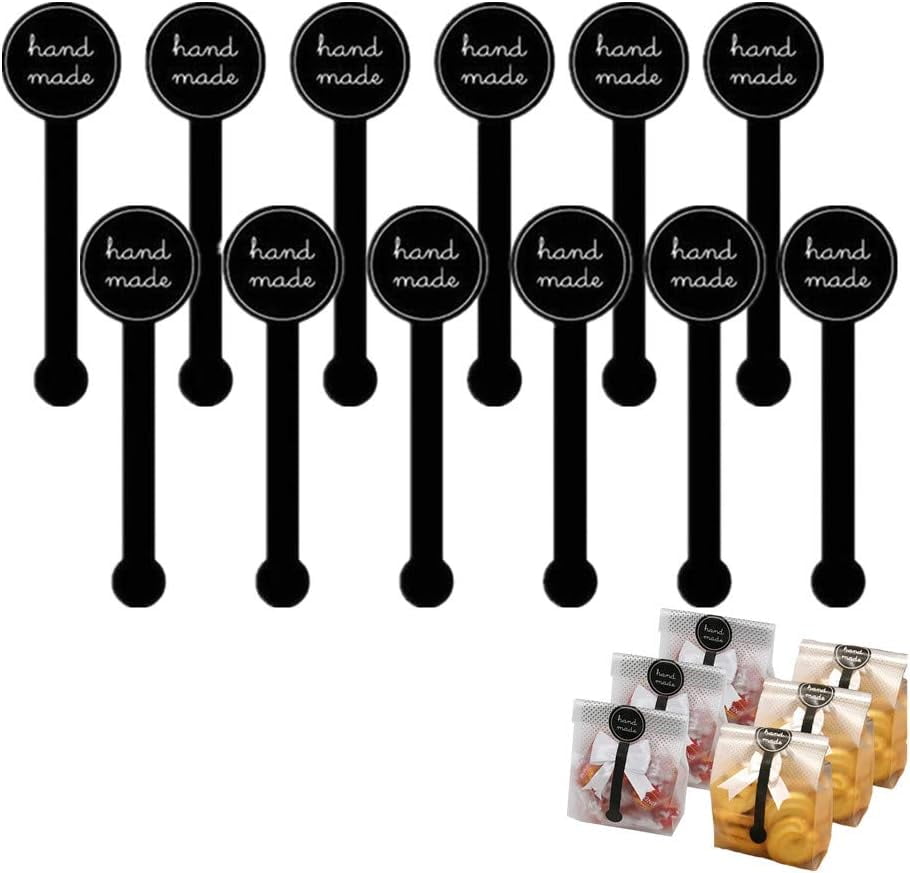 300 Pcs Handmade Seal Stickers Hand Made Stickers Self Adhesive ...