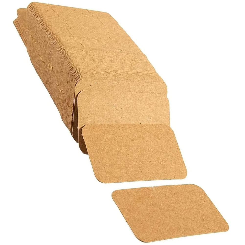 300 Pcs Kraft Cardboard Flash Cards Blank Flashcards for Studying Note ...