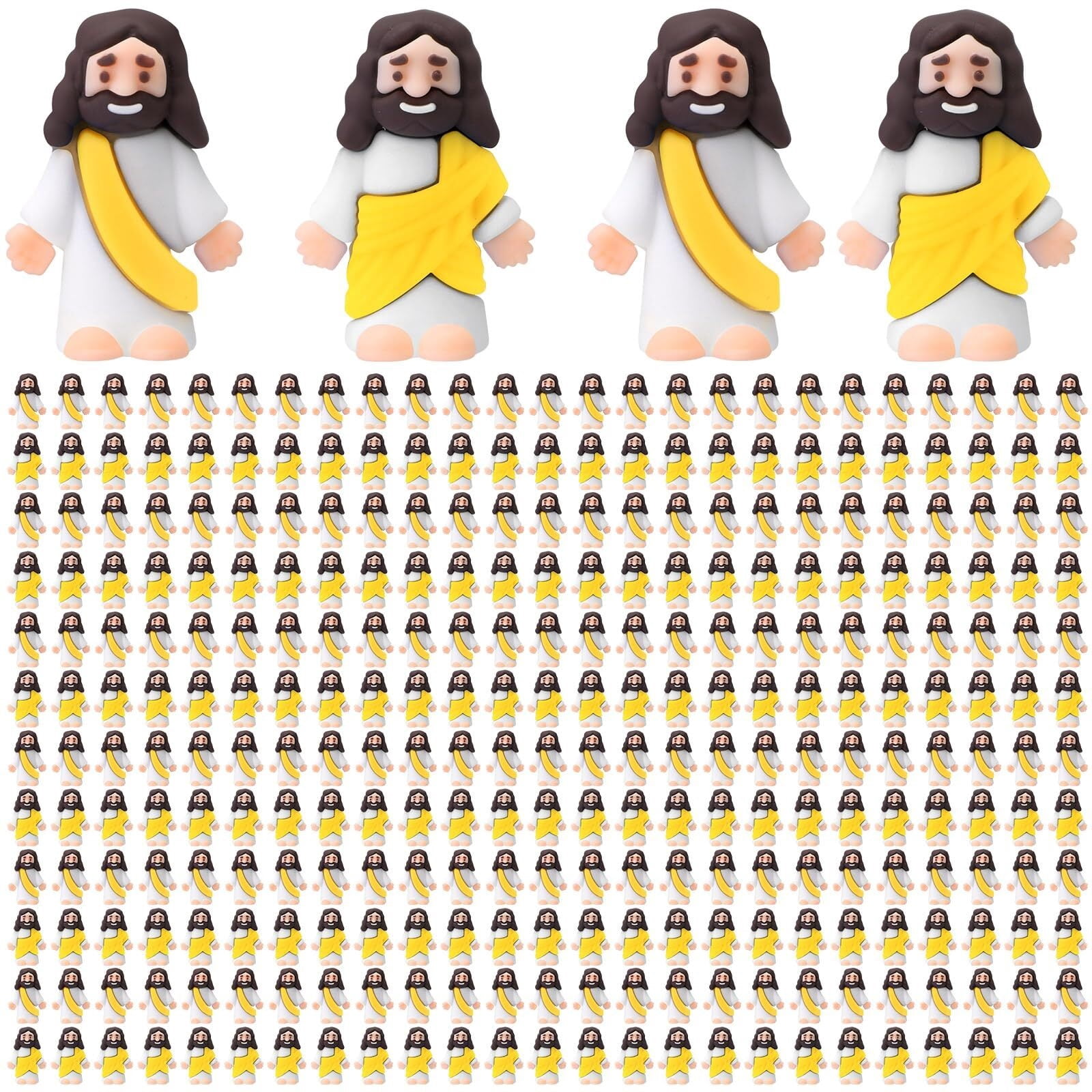 300 Pcs Little Jesus Figures Bulk Original Design Mini Pocket Jesus ...