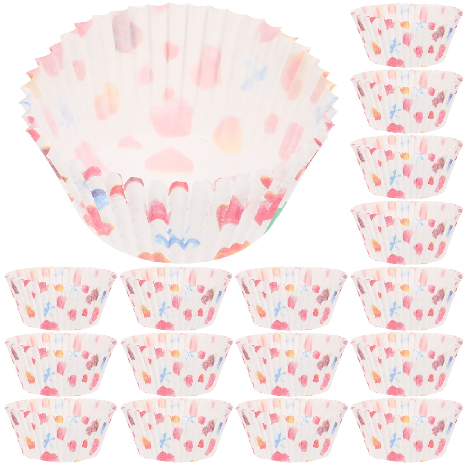 300 Pcs Lovely Muffin Liner Mini Tart Pans for Baking Disposable Cake ...
