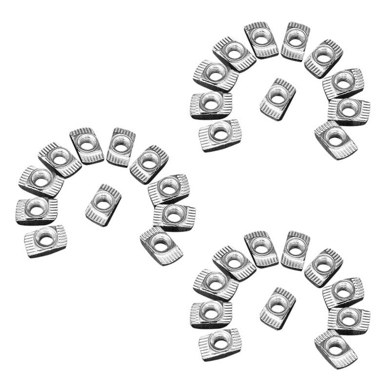 300 Pcs M5 Hammer Nut Carbon Steel Aluminum Connector T Fastener ...