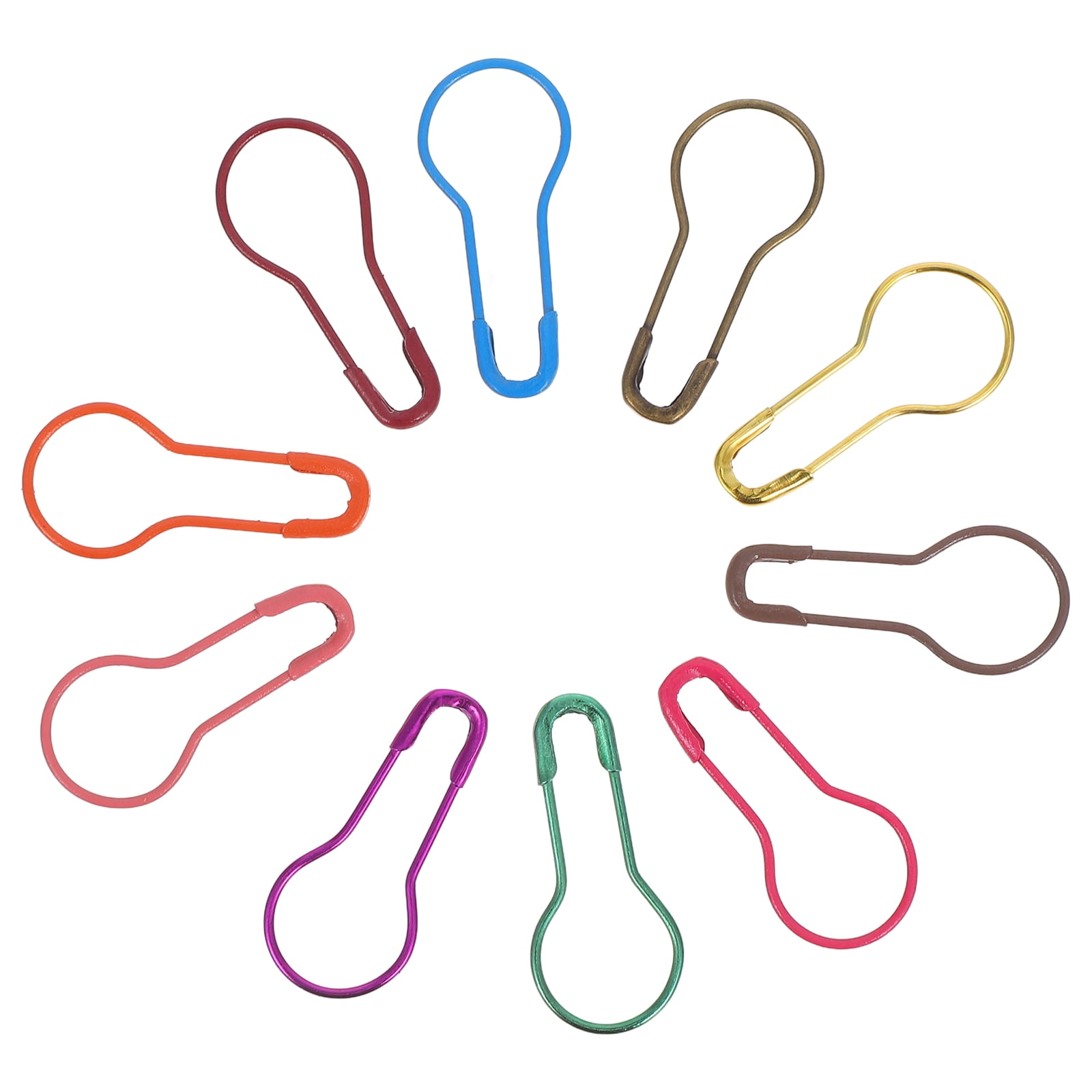 300 Pcs Metal Gourd Pin Bulb Safety Pins for Clothes Straight with ...