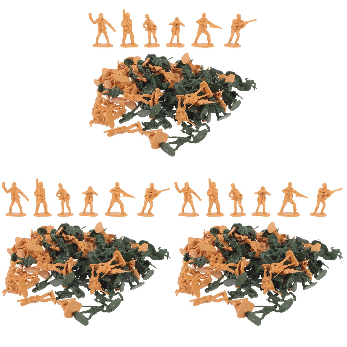 300 Pcs Mini Soldiers Little People Toys Small Crafts Models Sand Table ...