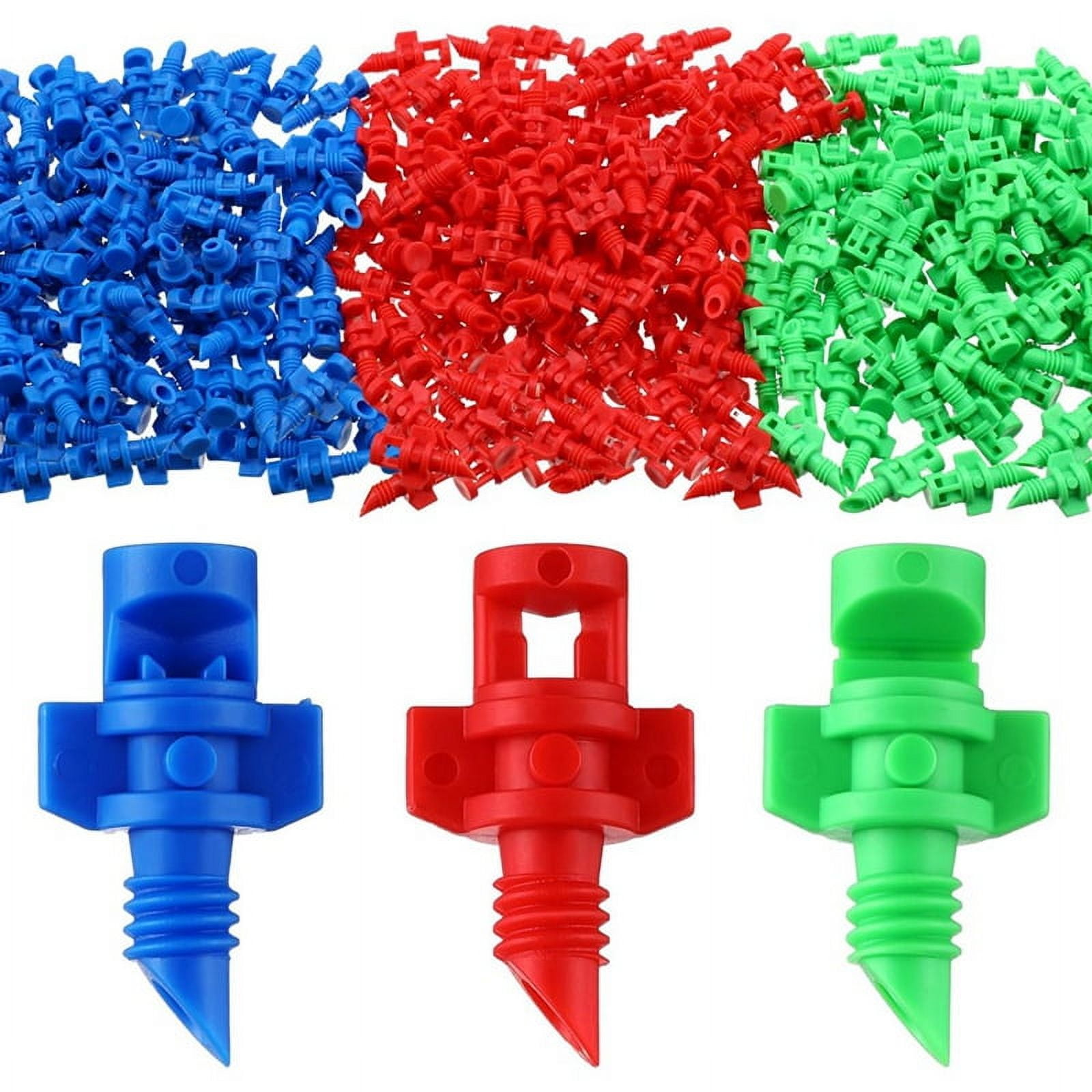 300 Pcs Misting Nozzle Sprayer 90/180/360 Degree Atomizing Mini ...
