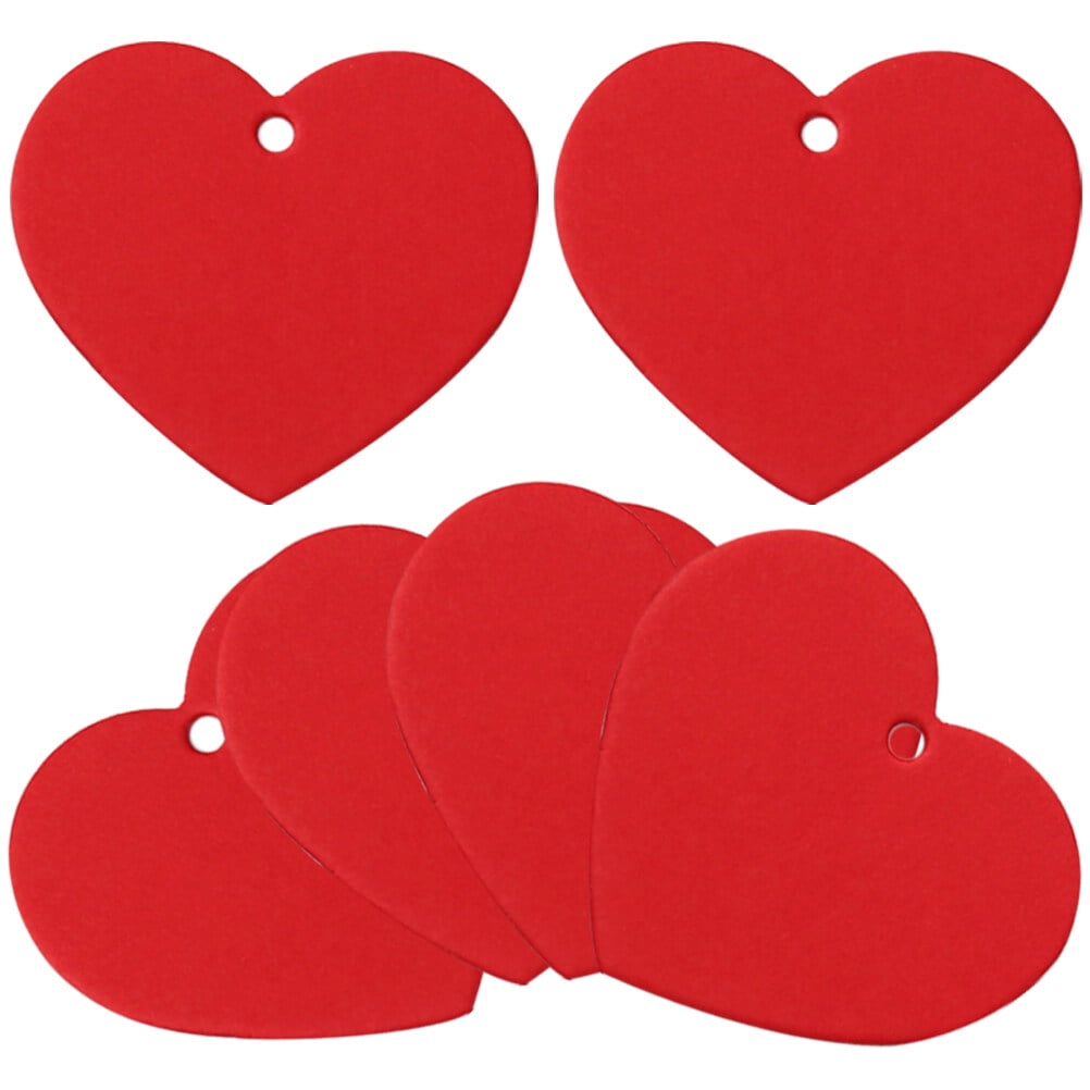 300 Pcs Notes Love Tag Paper Force Hanging Craft Tags Heart Shaped ...