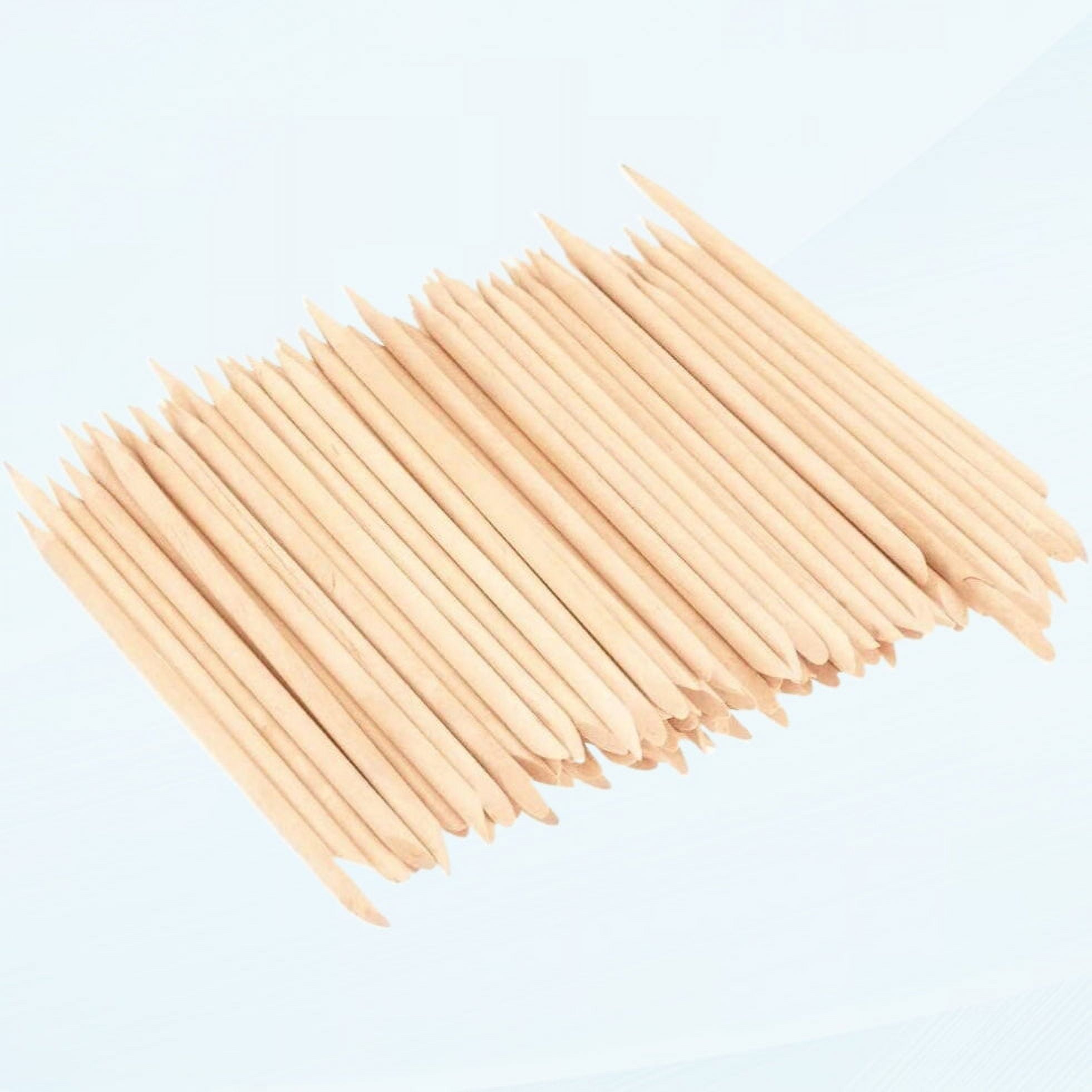 300 Pcs Orange Sticks for Nails Wooden Cuticle Sticks Cuticle Pusher ...