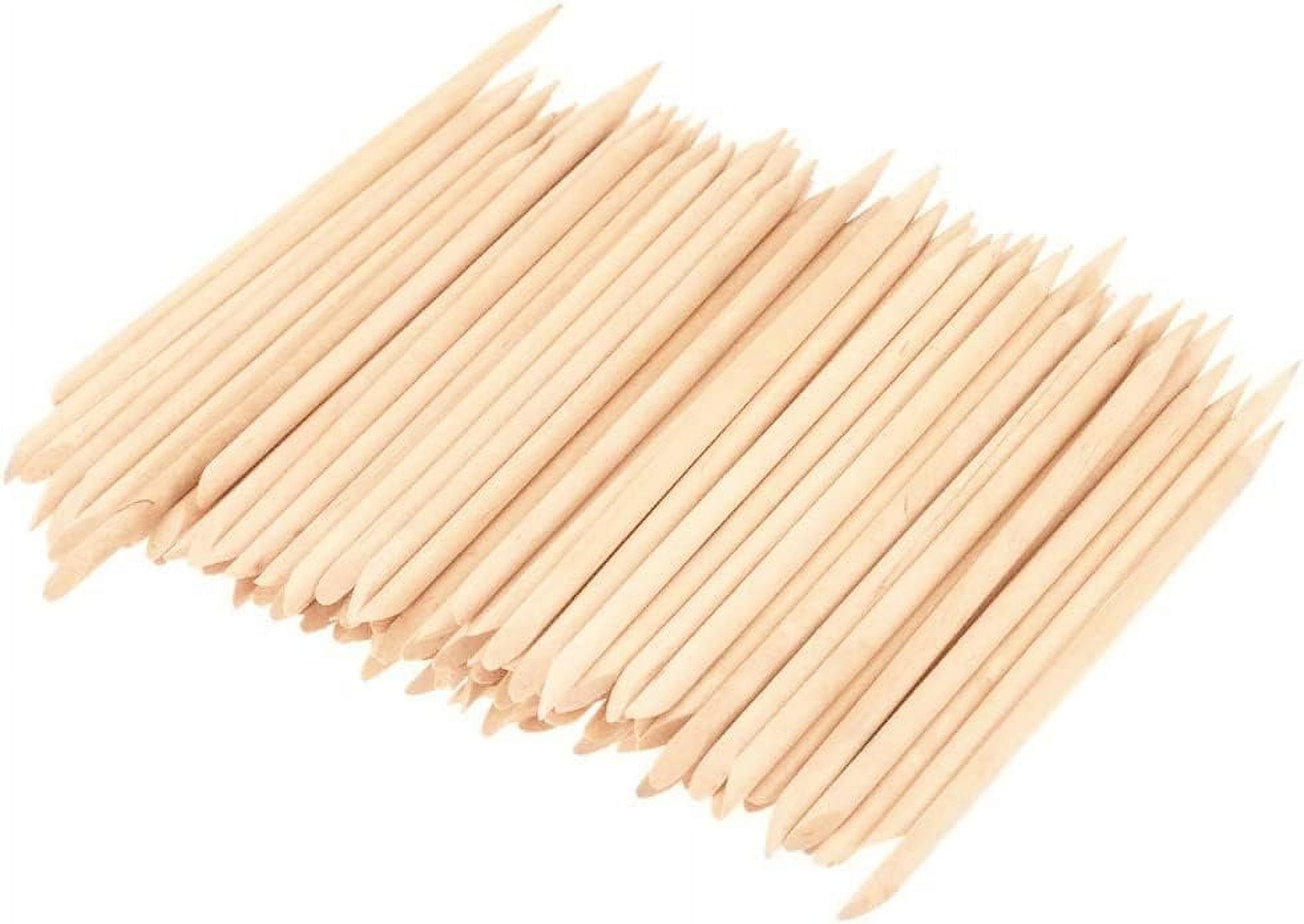 300 Pcs Orange Sticks for Nails Wooden Cuticle Sticks Cuticle Pusher ...