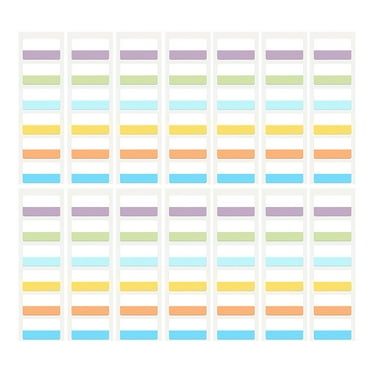 LEE Removable Hefty Index Tabs Write-on Tab(s) - 1" Tab Height x 1.50 ...