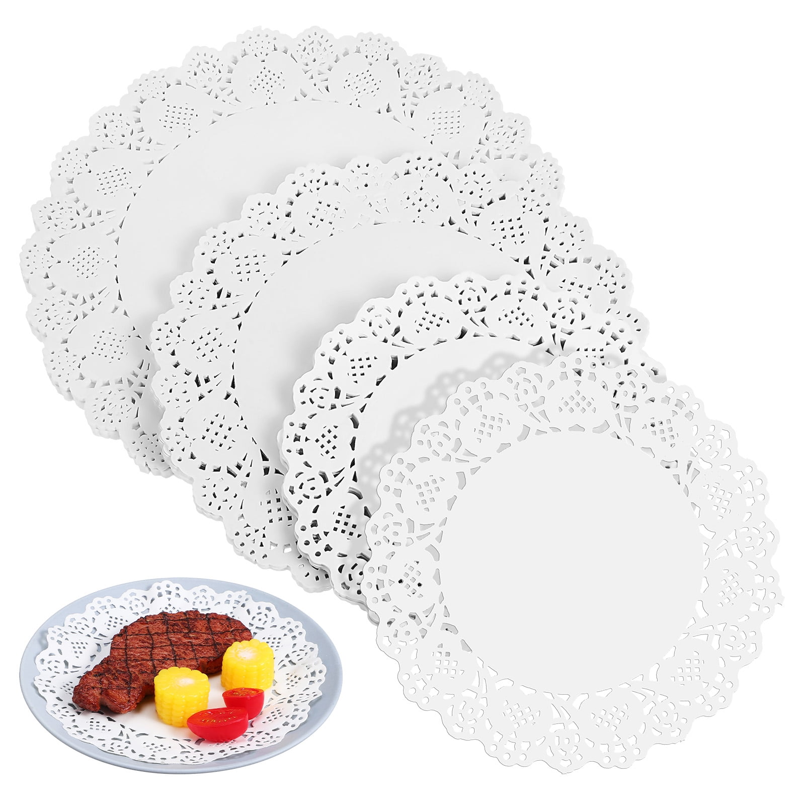 300 Pcs Paper Doilies Round Paper Doilies Lace Paper Doilies For Tables ...