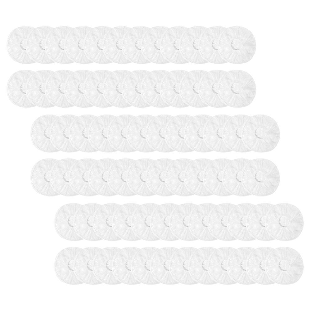 300 Pcs Plastic Cover Elastic Food Covers Disposable Dish Plate Stretch ...