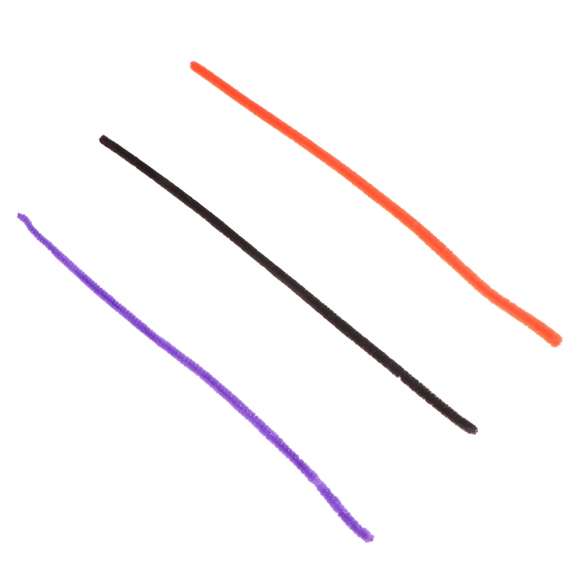 300 Pcs Plush Rods Fuzzy Pipe Cleaner Craft Chenille Stem DIY Stems ...