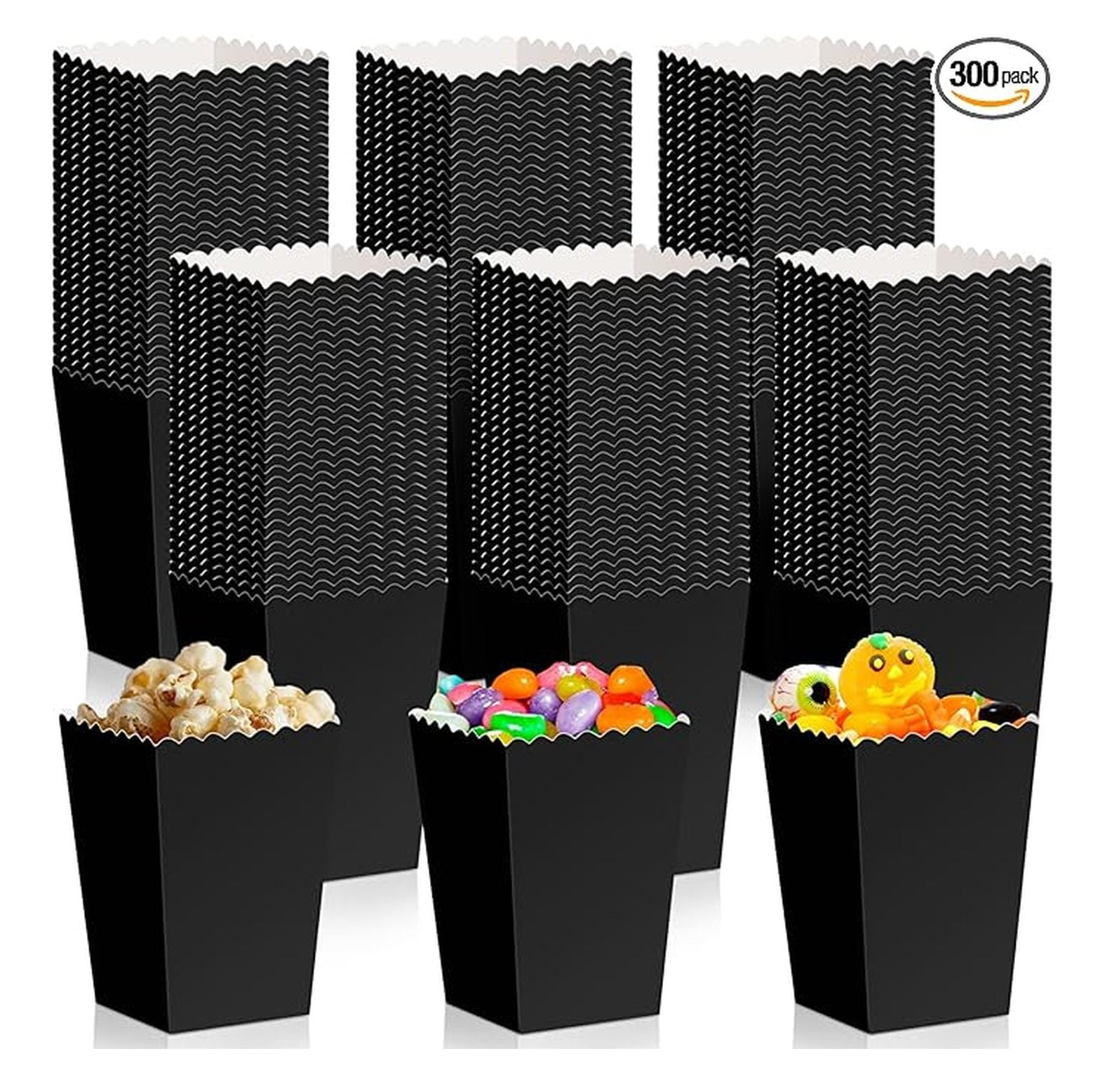 300 Pcs Popcorn Boxes for Party Paper Popcorn Bags Cardboard Popcorn ...