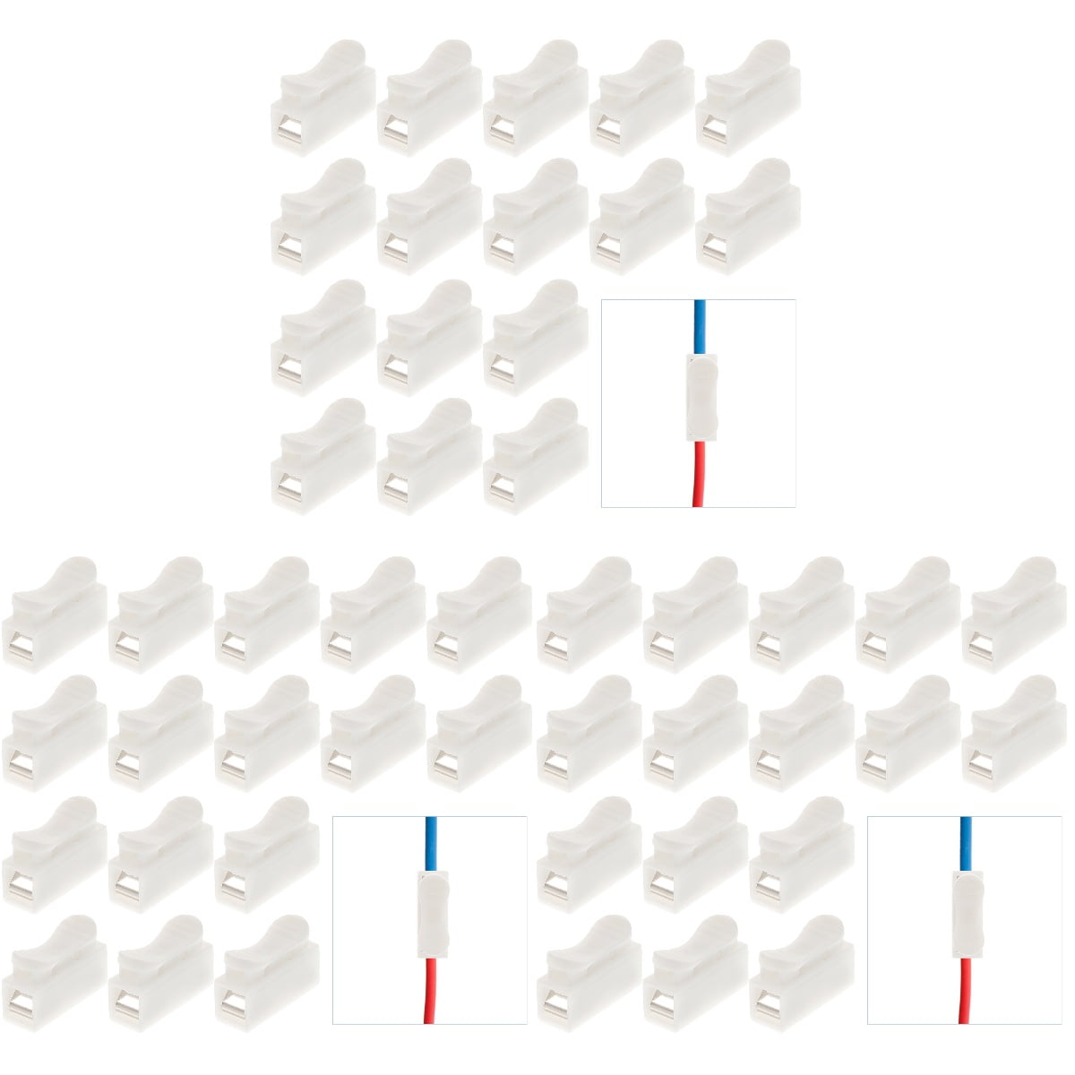 300 Pcs Quick Terminal Wire Kit Crimp Connectors Wiring Fast Connection ...