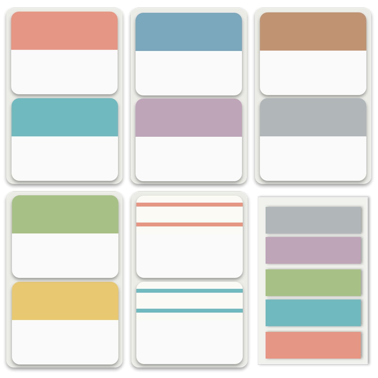 300 Pcs Repositionable Sticky Tabs, 2 Inch Writable Index Page Markers ...