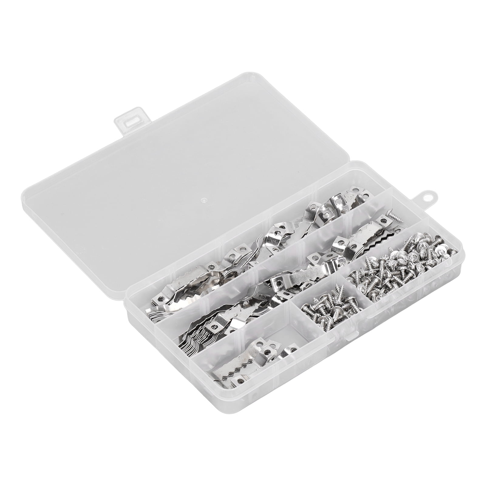 300 Pcs Sawtooth Hanger with Screw Double Sided Serrated Hanging Hook ...