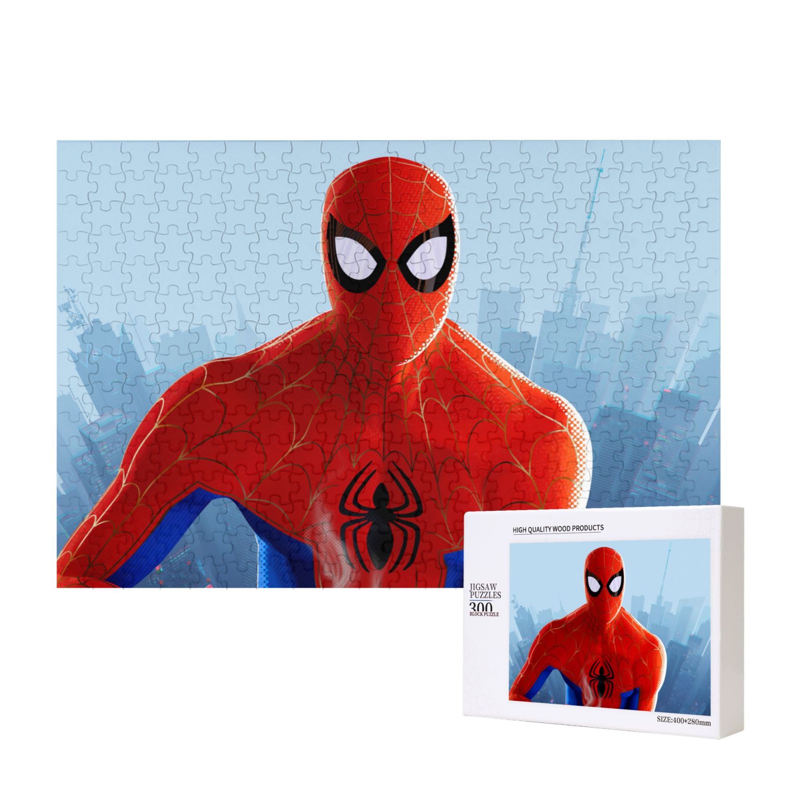 300 Pcs Spider-Man Puzzles for Adults 300 Pieces, 15.7 x 11in Colorful ...