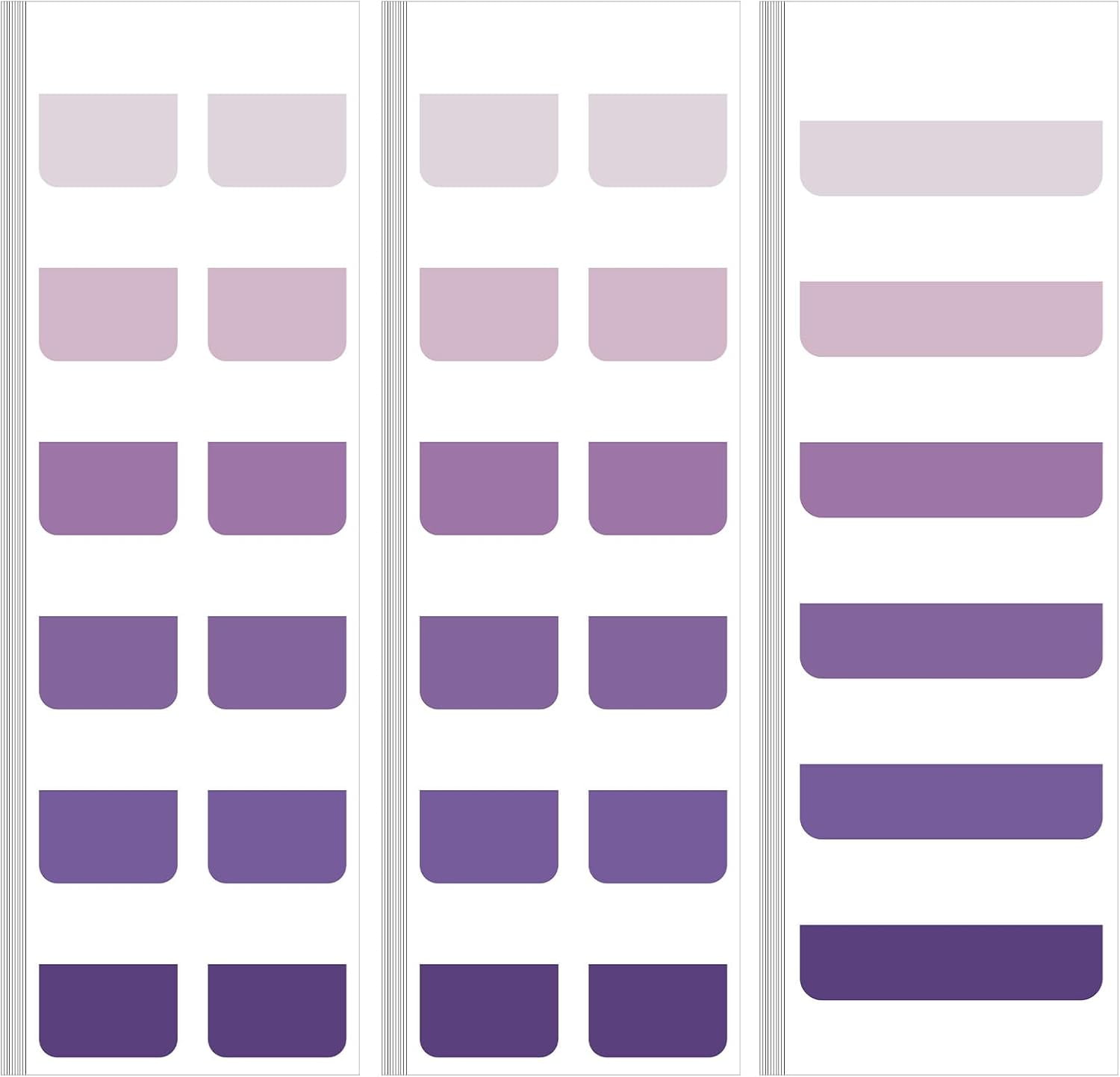 300 Pcs Sticky Index Book Tabs Bible Tabs Gradient Repositionable Page ...