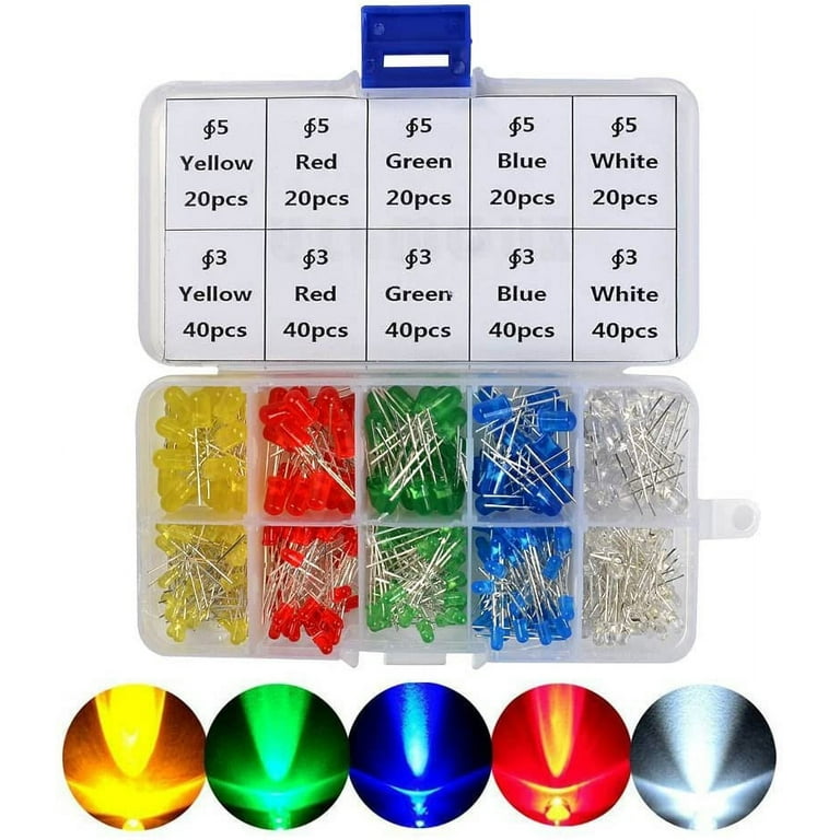 light emitting diode sizes