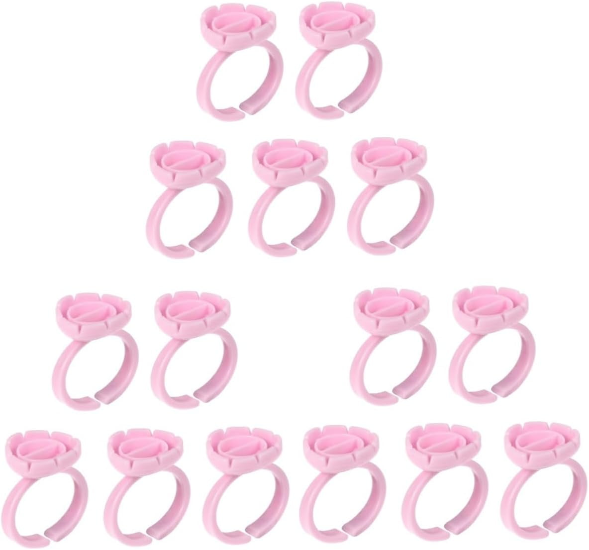 300 Pcs Tattoo Ring Cup Eyelash Extension Rings Tattoo Pigment Rings ...