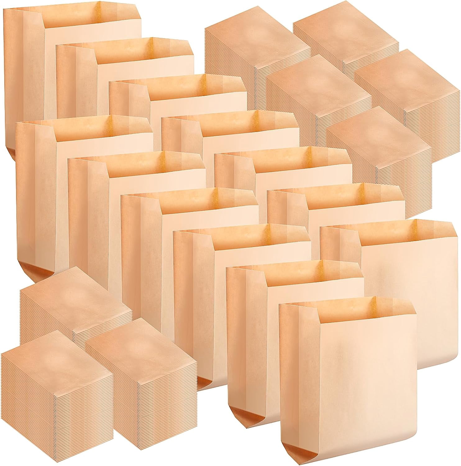 300 Pcs Waxed Kraft Feminine Hygiene Liner Bag, Business Restroom ...