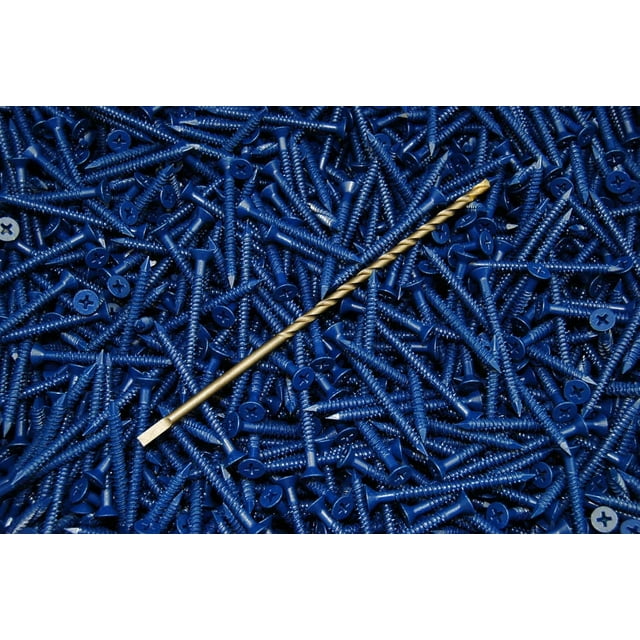 (300) Phillips Flat Head 3/16 x 2-1/4 Concrete Masonry Screw Tapcon Anchor & Bit - Walmart.com