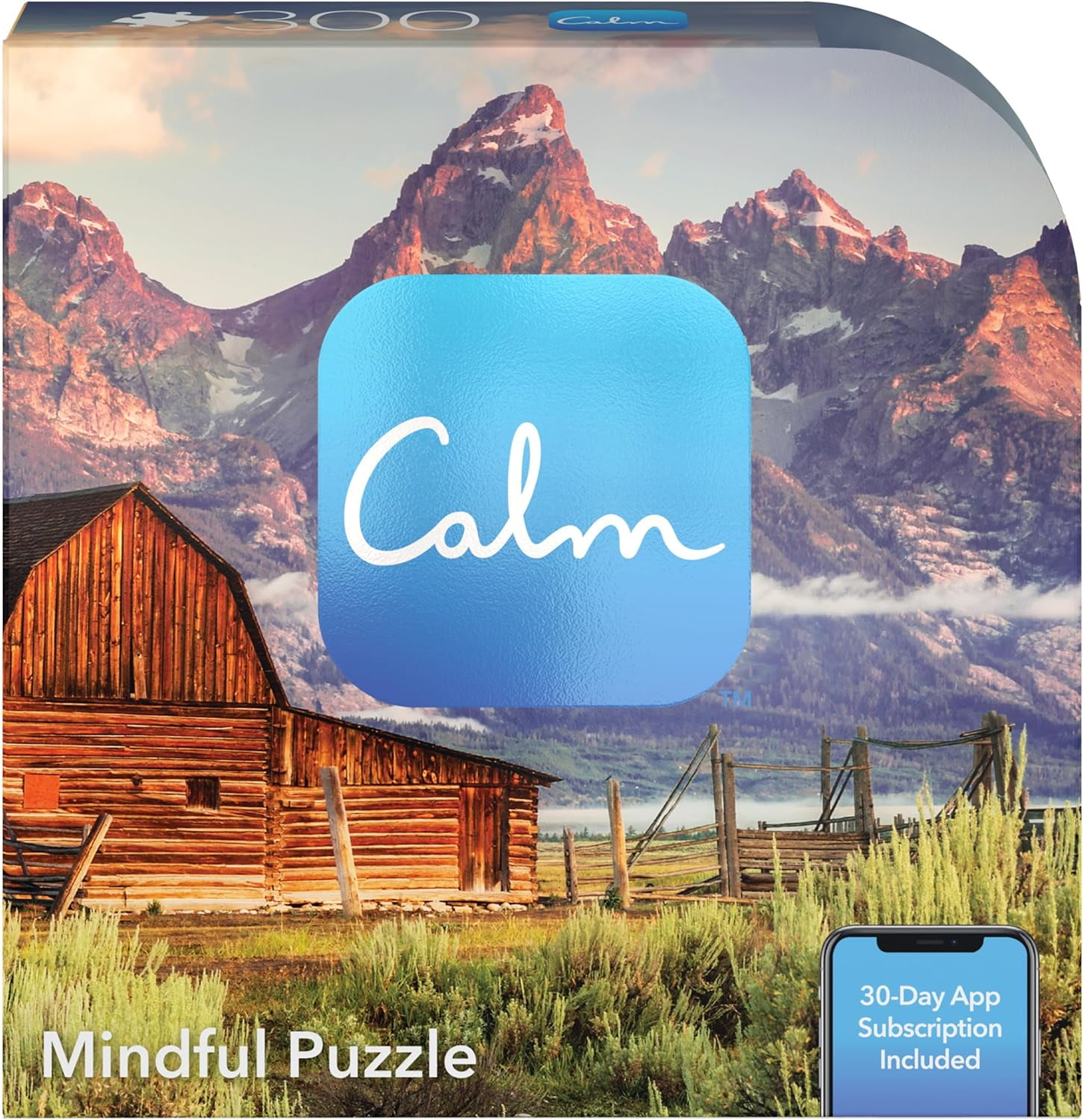 Calm Jigsaw Puzzle The Foot of The Mountain 300-Piece Relaxation Stress ...