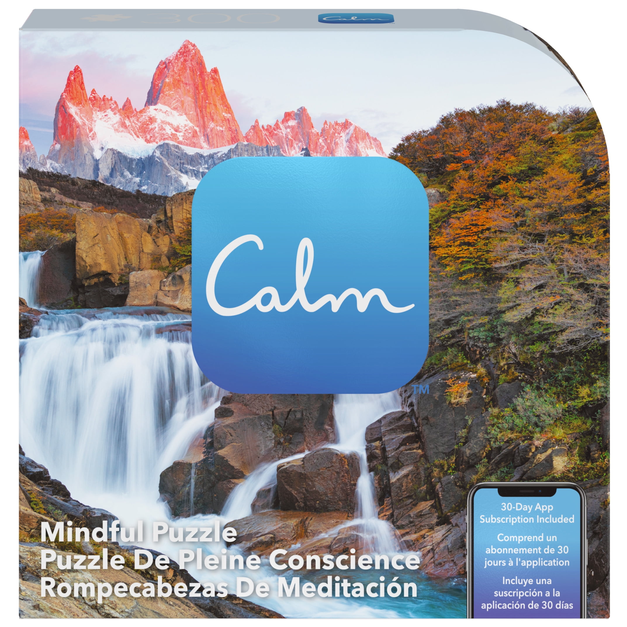 Spin Master Games 300-Piece Calm Jigsaw Puzzle for Relaxation & Stress ...